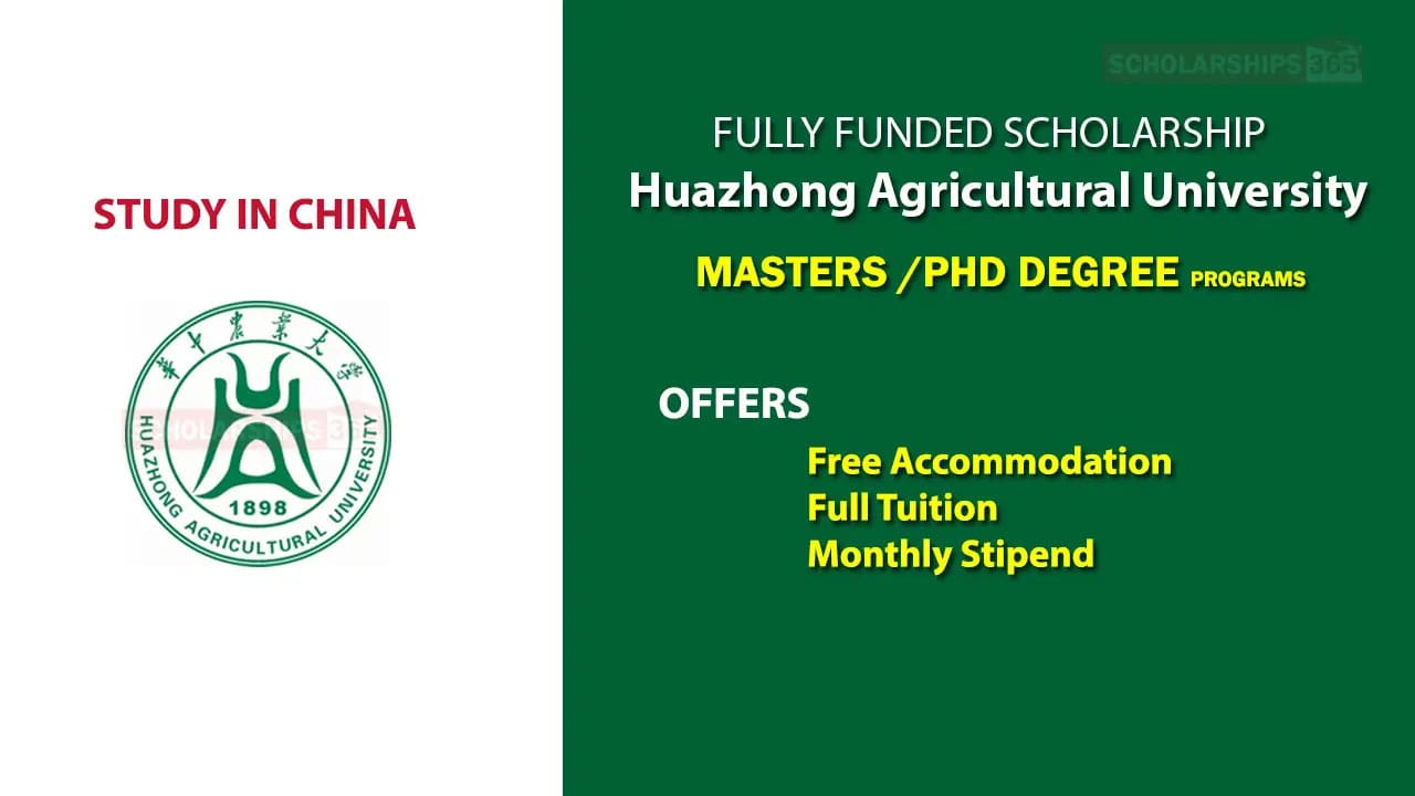 Huazhong Agricultural University China Scholarship 2025 (Fully Funded ...