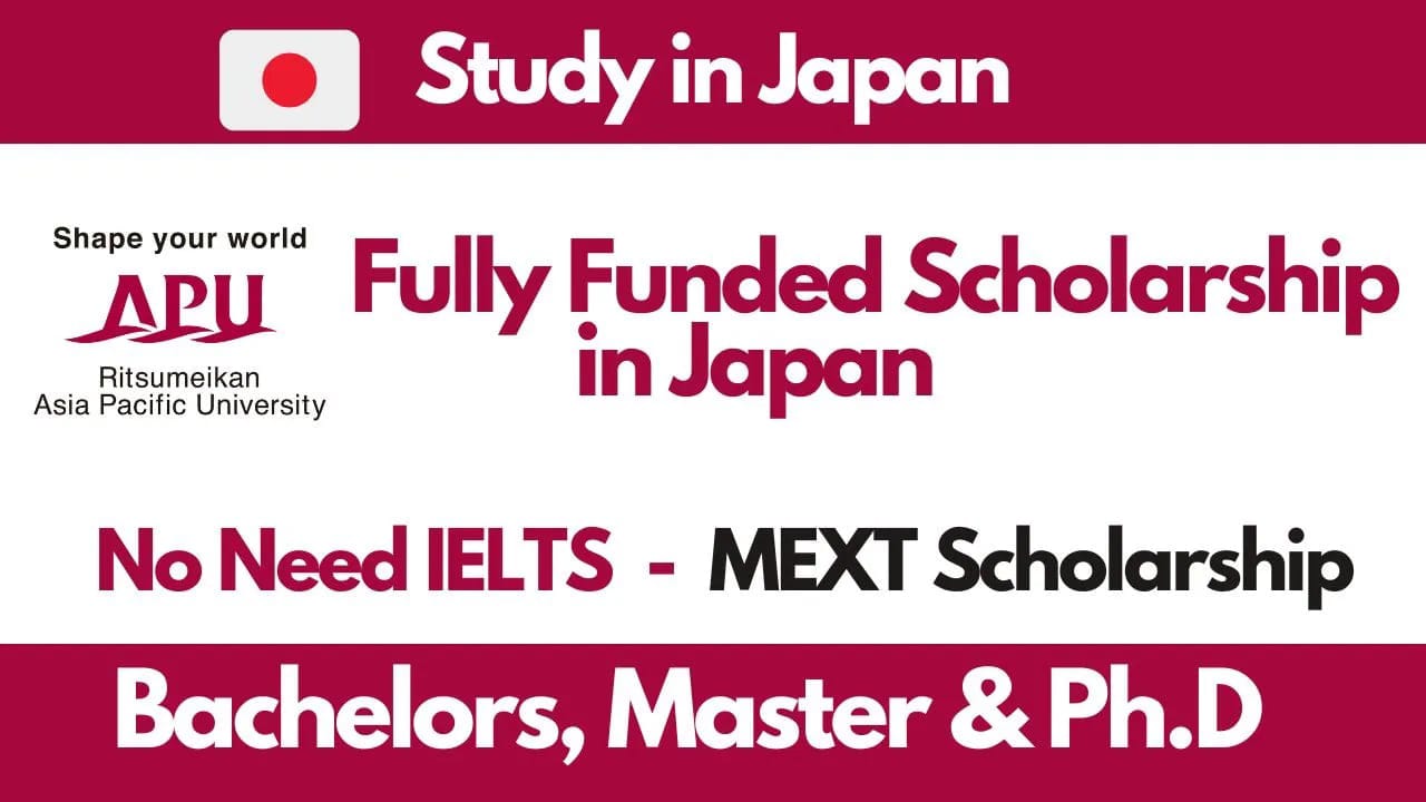Asia Pacific University Japanese Government Scholarship 2026 (Fully Funded) - Opportunity Portal