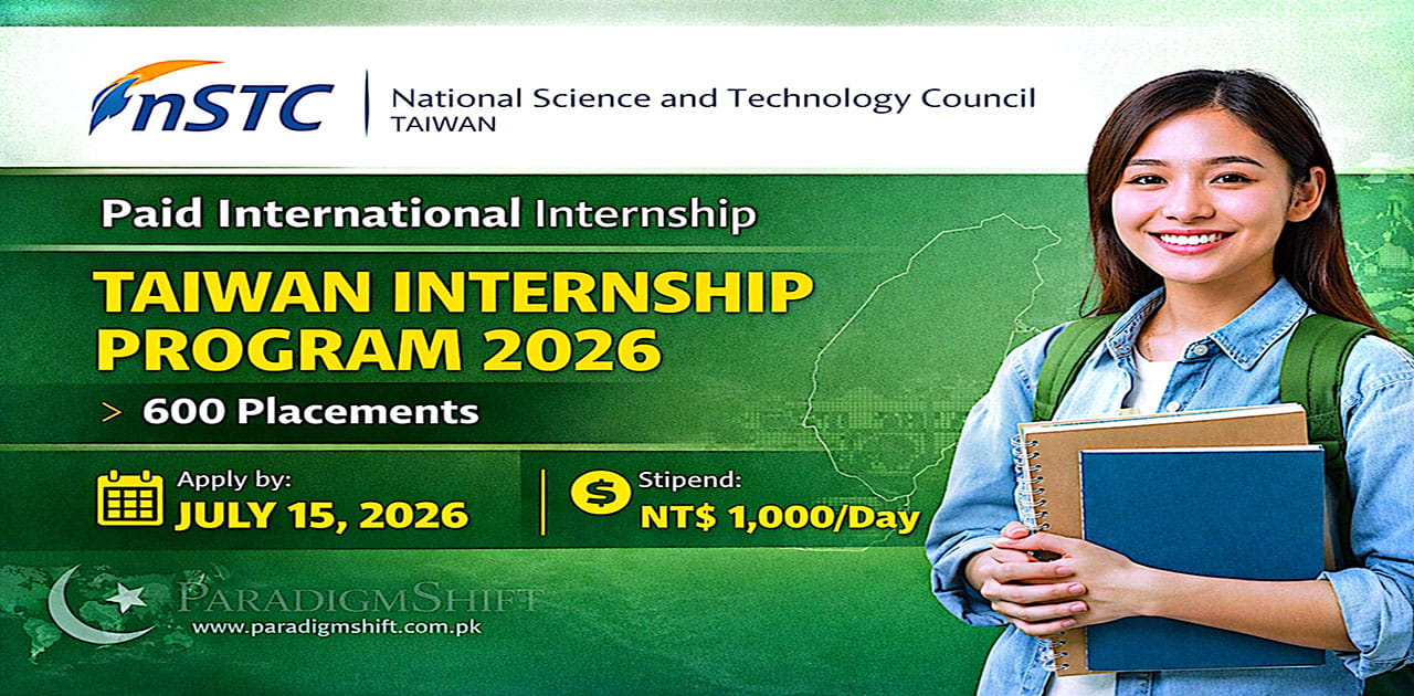 NSTC Taiwan International Internship Program 2026 (Fully Funded ...